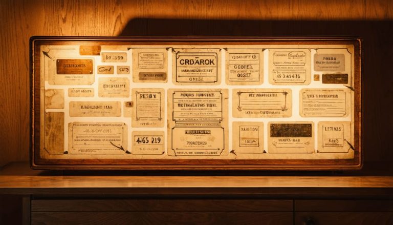 Find Your Vintage Furniture's True Value: Serial Number Secrets ...